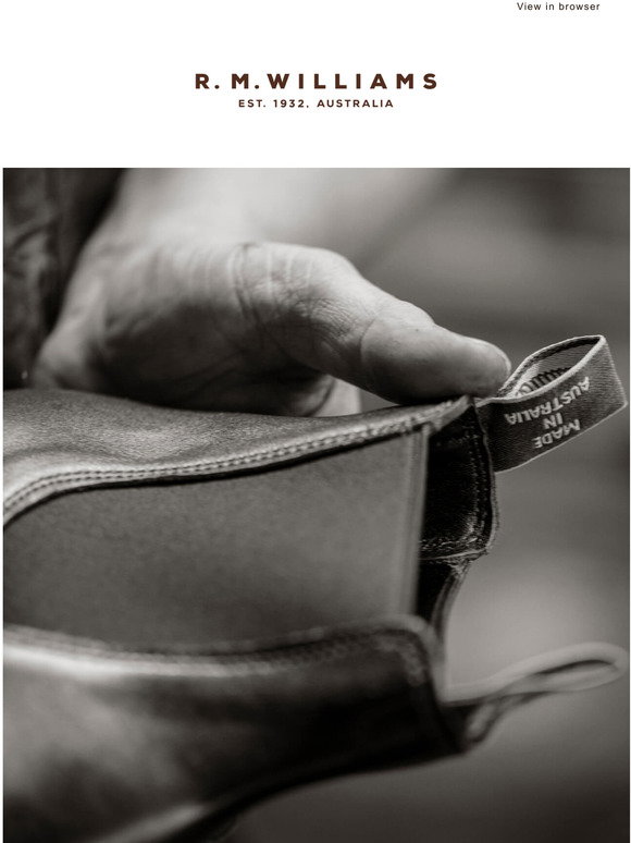 R.M Williams: 90 years of craftsmanship | Milled
