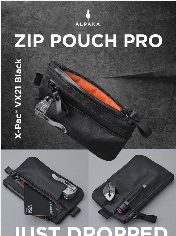 ALPAKA: [NEW] Introducing Zip Pouch Pro | Milled