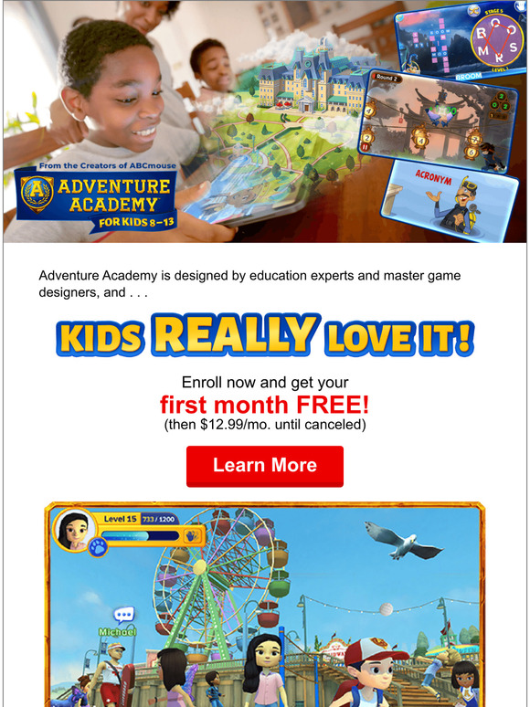 Adventure Academy: Keep Your Child Entertained AND Learning! | Milled