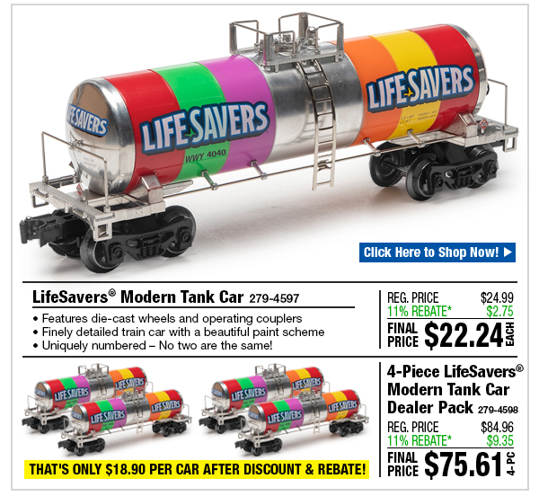 Menards: LifeSavers and Tide Tank Cars | Get Yours Before Theyre Gone ...