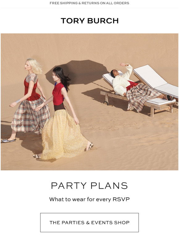 Tory Burch: Parties. Weddings. Dinners | Milled