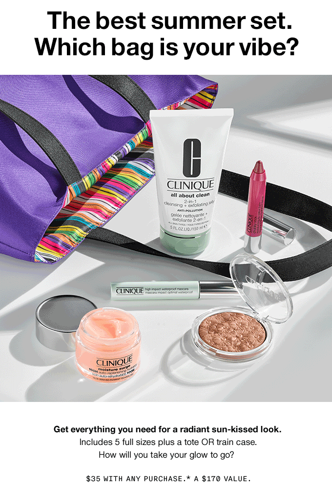 Clinique: The easiest summer look inside! Includes 5 full sizes | Milled