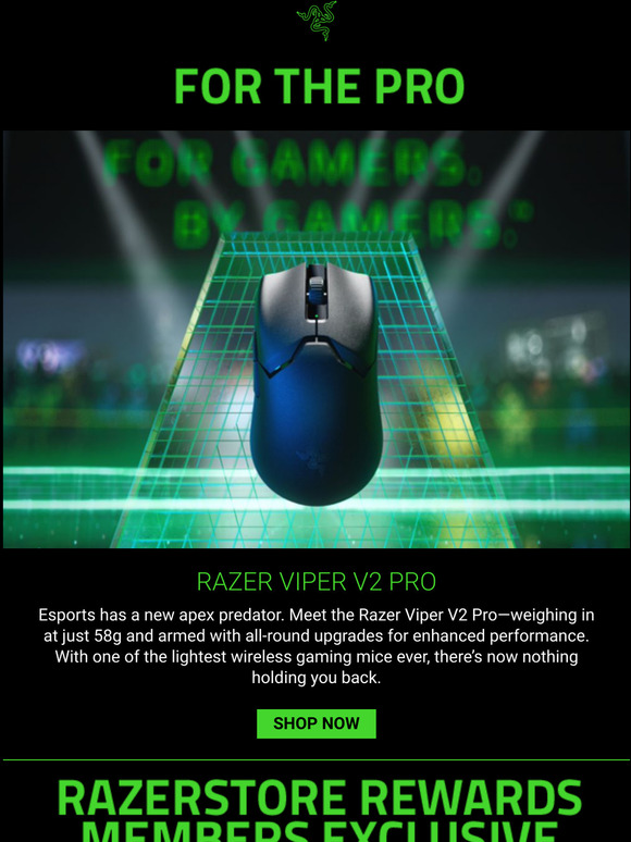 Razer: The Razer Viper V2 Pro - Esports Has a New Apex Predator | Milled