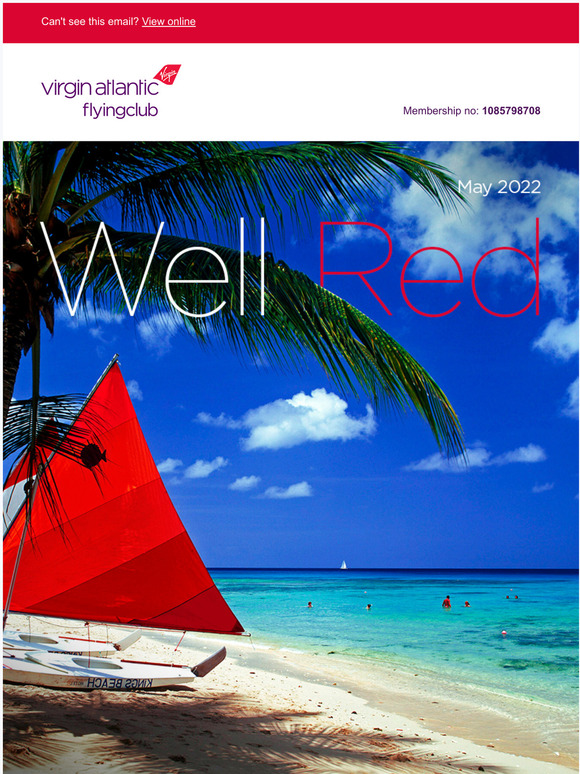 Virgin Atlantic: Well Red: Sun, Beaches and Cocktails | Milled