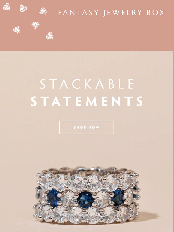 Fantasy Jewelry Box: Stack on the sparkle | Milled