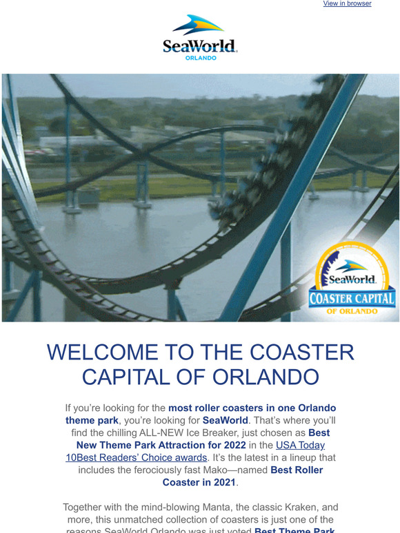 SeaWorld: Were Now the Coaster Capital of Orlando! | Milled