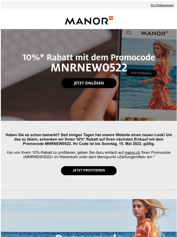 Manor: Entdecken Sie den neuen Look von manor.ch | Milled