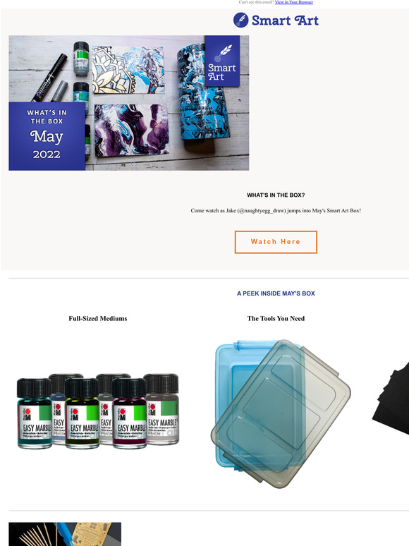 smart art: Spoiler Alert! May's Smart Art Box is here! | Milled