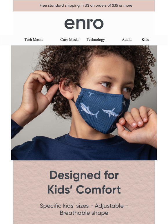ENRO: The #1 Kids Mask That Fits | Milled