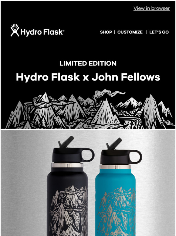 Hydro Flask: Art Imitates Life with John Fellows x Hydro Flask | Milled