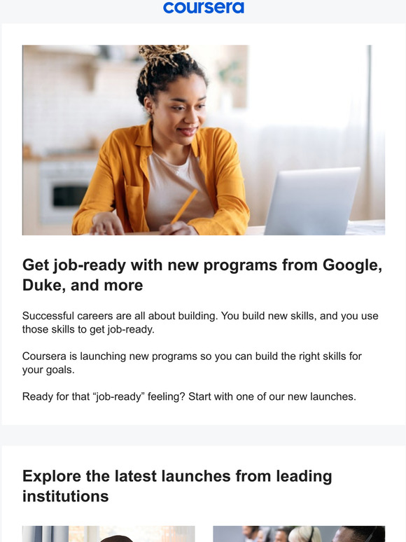 Coursera: New programs from Google, Duke, and more | Milled