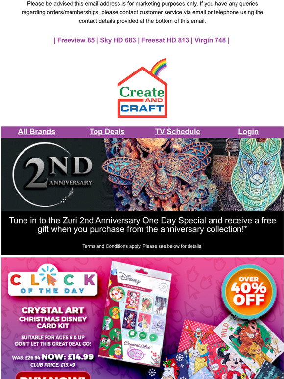 Create and Craft: Join us for Zuri's 2nd Anniversary One Day Special ...