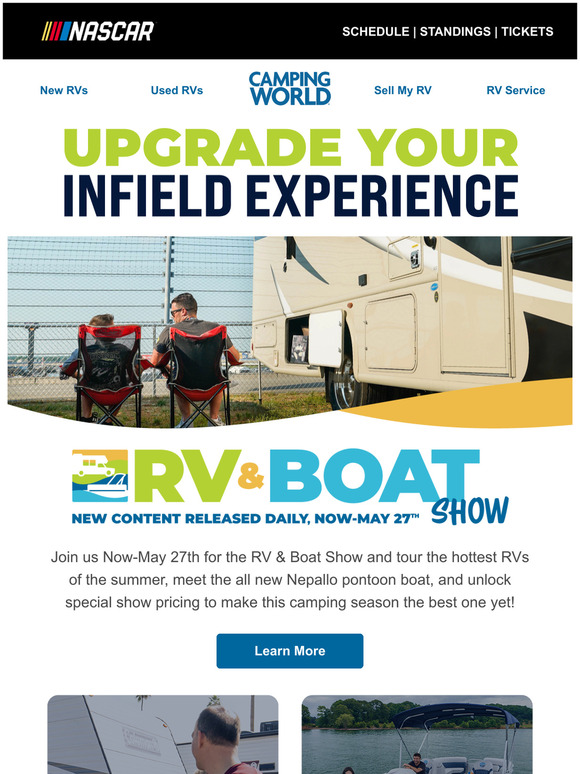 NASCAR: Upgrade Your Infield Experience In A New RV | Milled