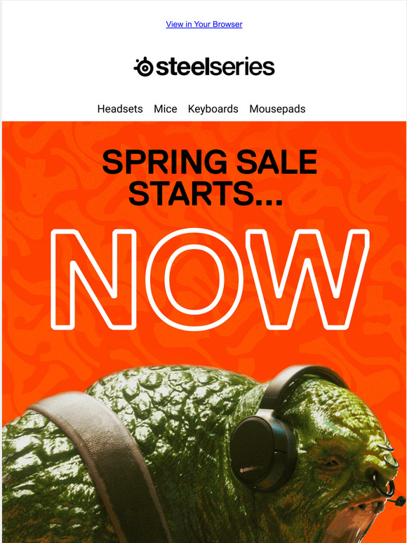 Steelseries: Our Spring Sale starts now | Milled