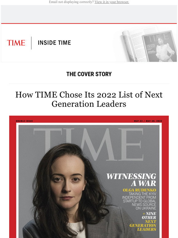 TIME: The cover story: TIME's Next Generation Leaders | Milled