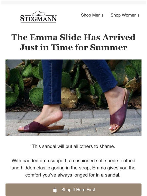 Stegmann Clogs: Meet the Emma Slide, the Newest Stegmann Shoe | Milled