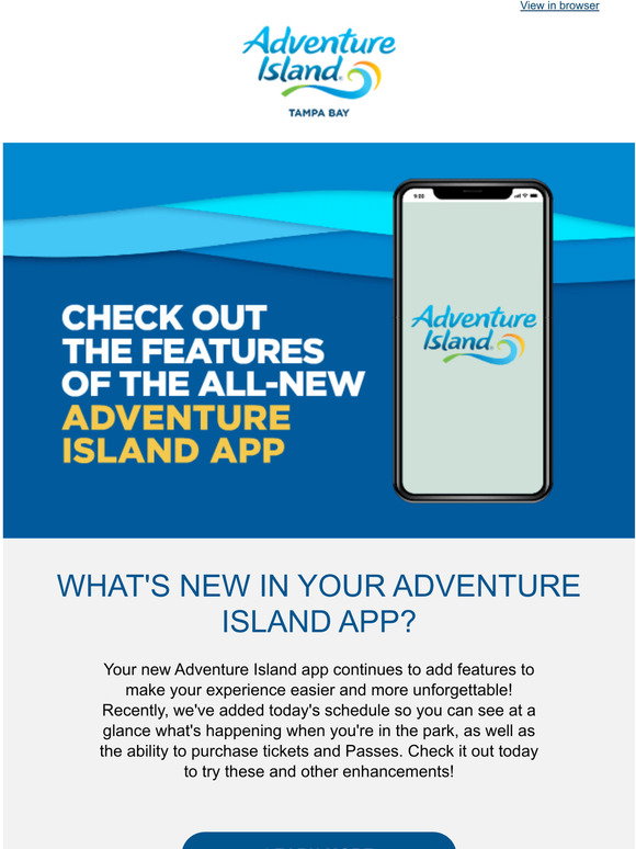 SeaWorld: Whats New in Your Adventure Island App? | Milled