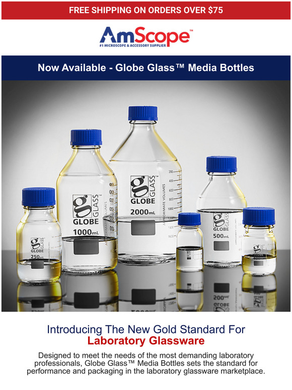 United Scope, LLC: New - Globe Glass Media Bottles Are Here. Details ...