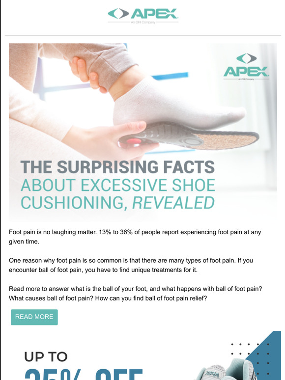 Apex Foot: The Surprising Facts About Excessive Shoe Cushioning ...
