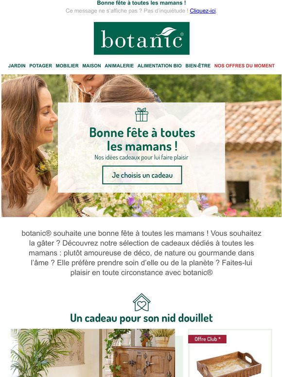 Botanic: Fte des Mres : offrez-lui le plus beau des cadeaux avec botanic ! | Milled