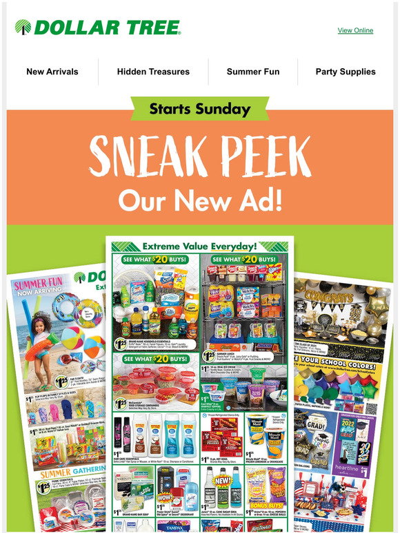 Dollar Tree: -Sneak Peek Summer Deals | Milled