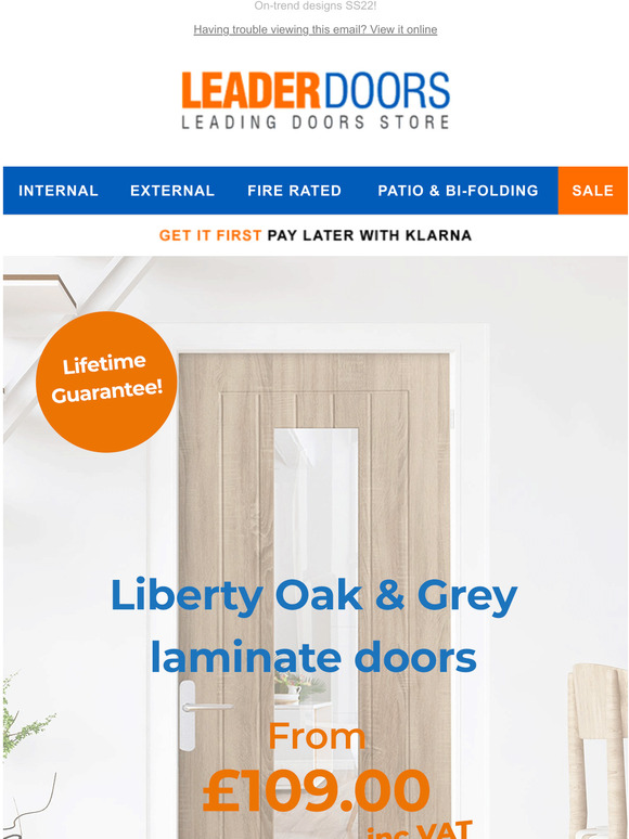 Leader: Oak & Grey laminate doors | FROM ONLY 109 | Milled