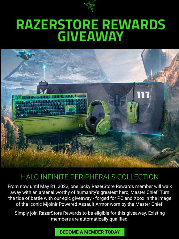 Razer: Win a full set of the Halo Infinite Peripherals Collection | Milled