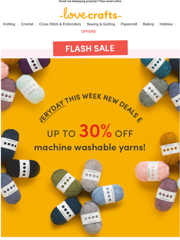 LoveCrafts: Goodbye empty needles, hello new projects! | Milled