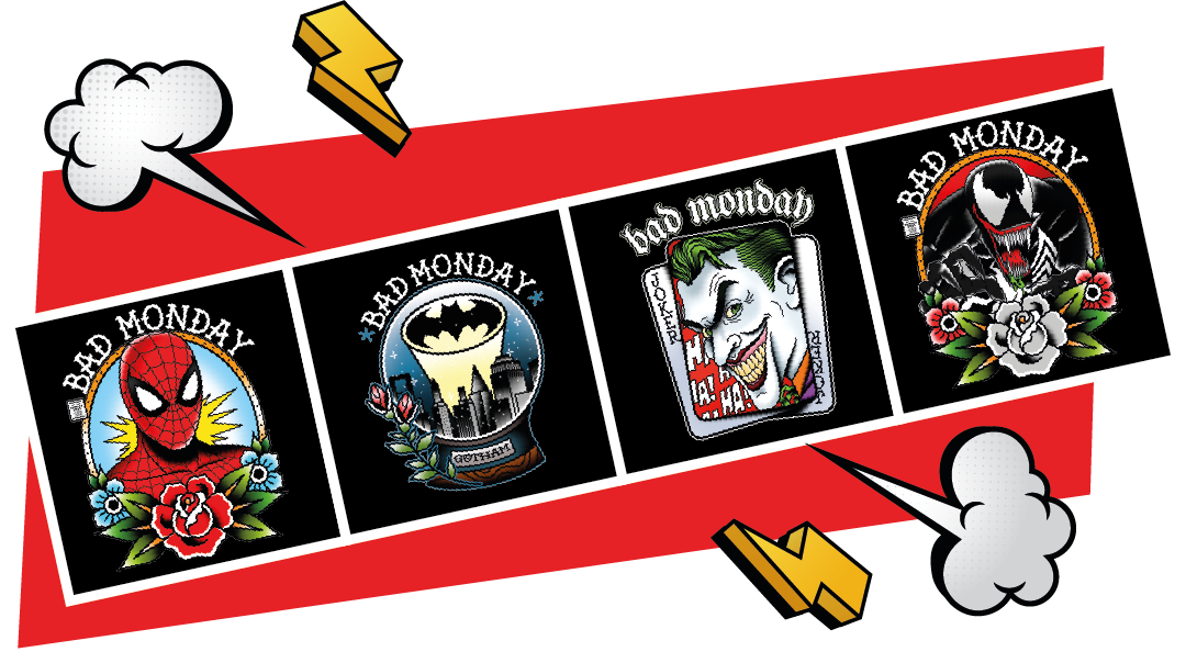 Bad Monday: Hero's & Villian's | Milled