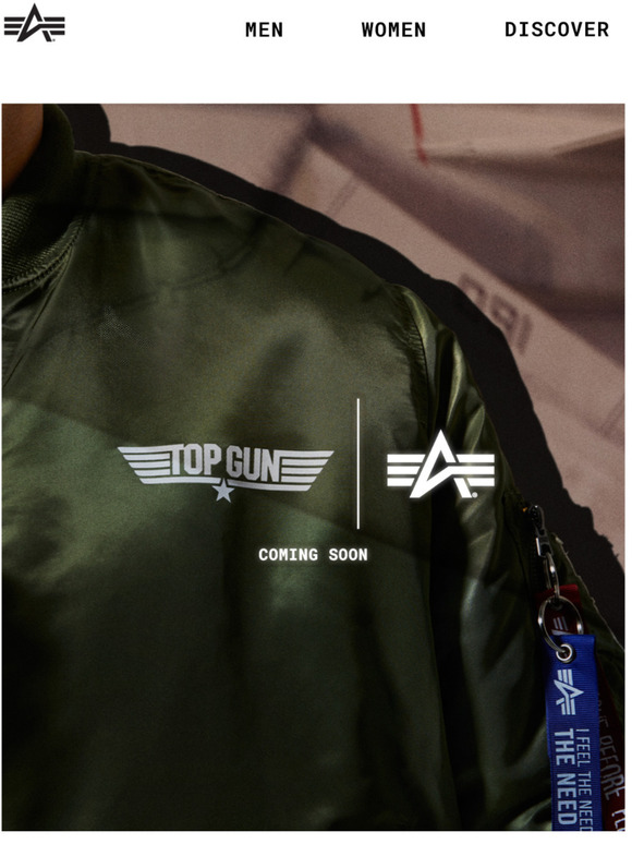 Alpha Industries: COMING SOON: TOP GUN X ALPHA INDUSTRIES | Milled
