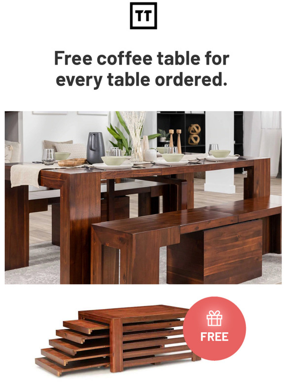 Transformer Table: Want a free coffee table? | Milled