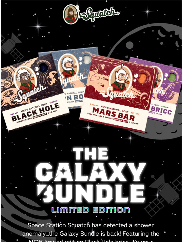 Dr. Squatch: The Galaxy Bundle is back! | Milled