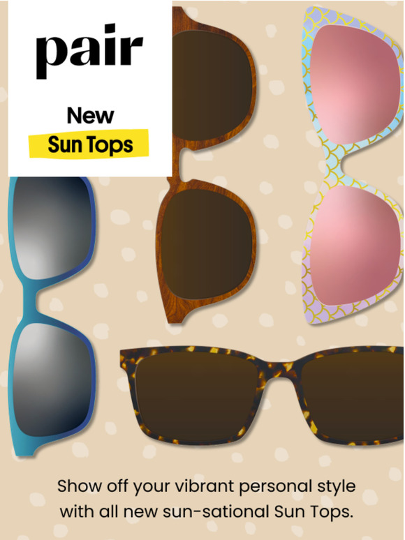Pair Eyewear: New Sun Tops have arrived | Milled