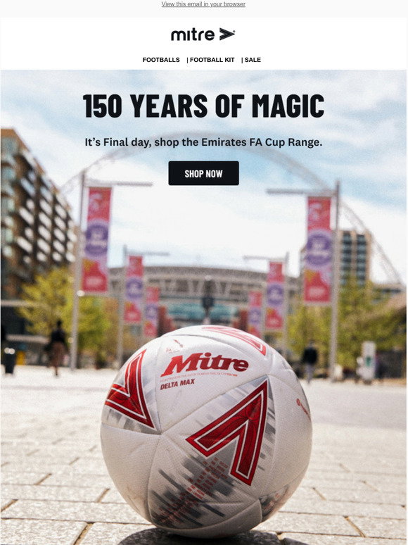 Mitre: 150 years of magic! FA Cup Final | Milled