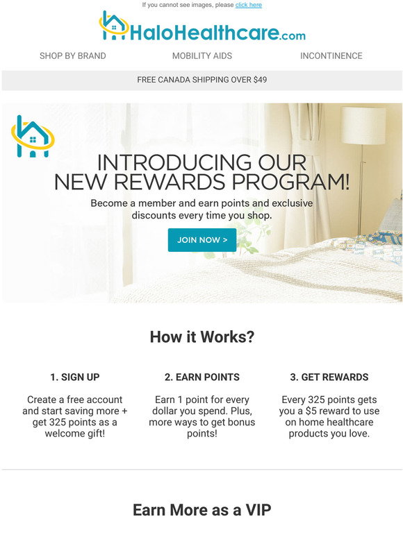 Halo Healthcare: Introducing our New Rewards Program! | Milled