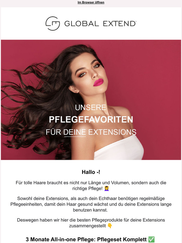 Global Extend: Extensions besonders lange tragen - so geht's! | Milled