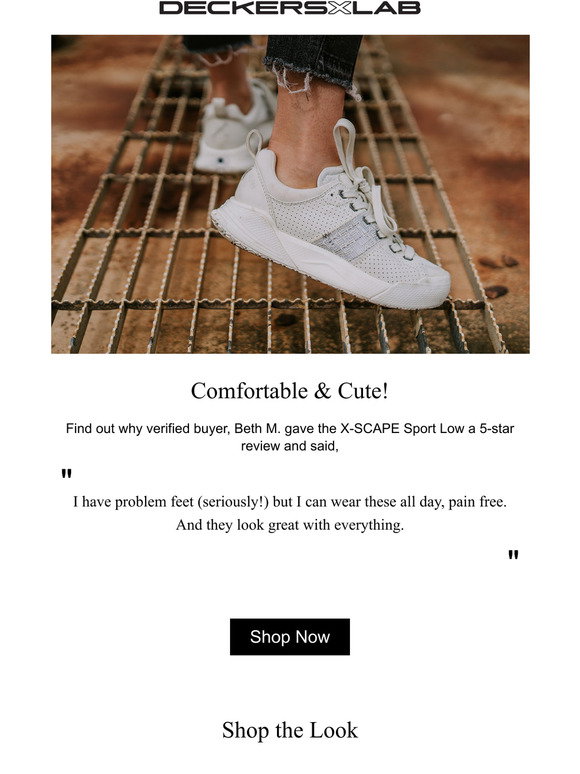 Deckers X Lab: Sneakers that look great with everything. | Milled