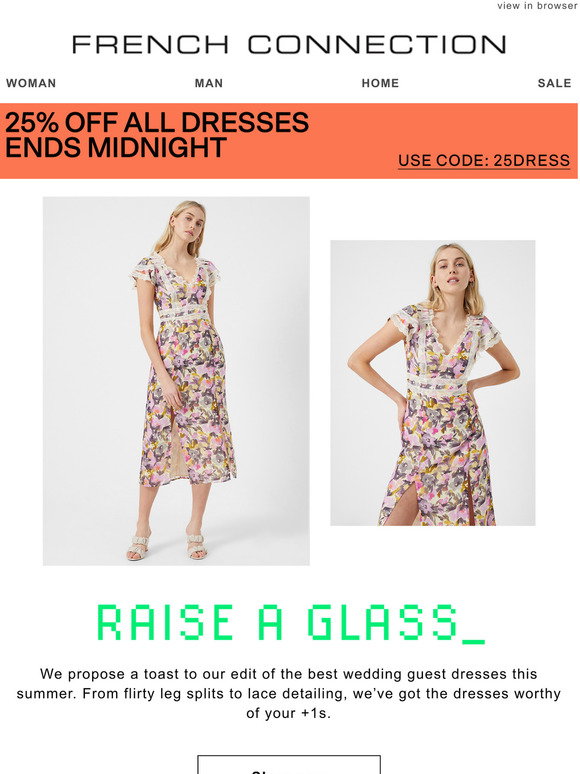French Connection: The wedding guest dress edit | Milled