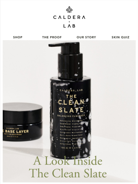 Caldera + Lab: Our award-winning breakthrough formula | Milled