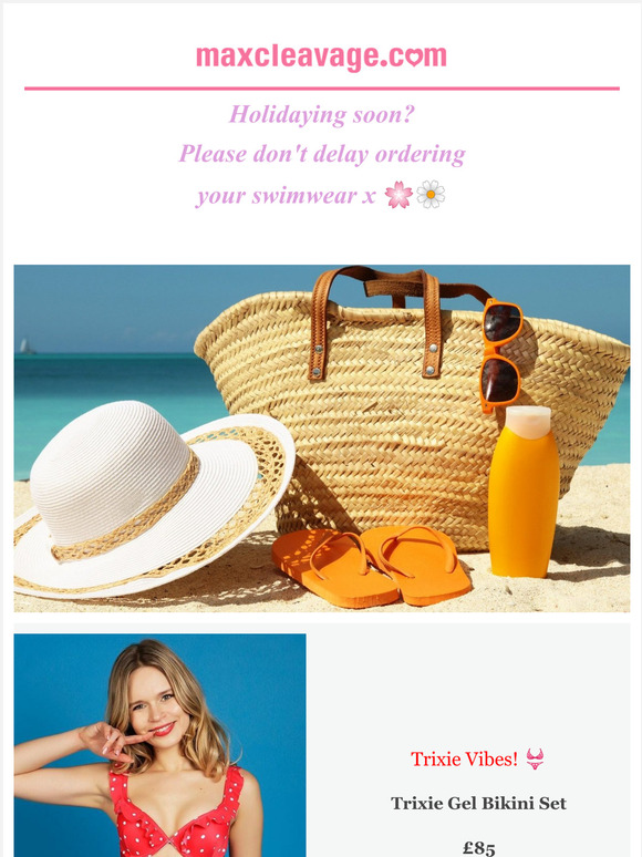 MaxCleavage.com: Holidaying SOON? - Swimwear Selling Out Fast! | Milled