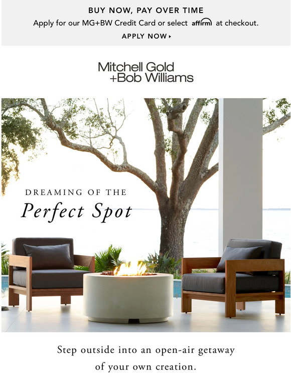 Mitchell Gold + Bob Williams: Design Your Own Outdoor Oasis | Milled