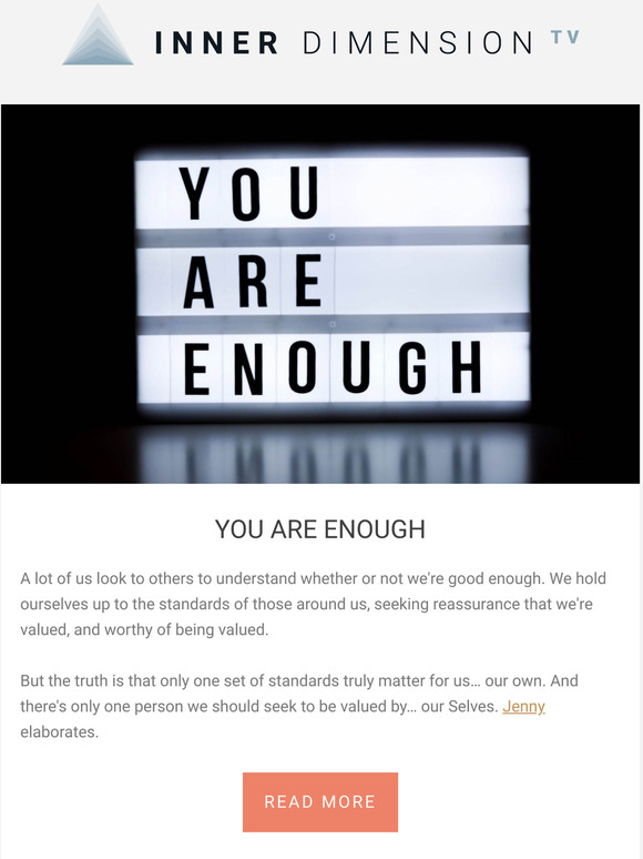 Inner Dimension TV: You Are Enough | Milled