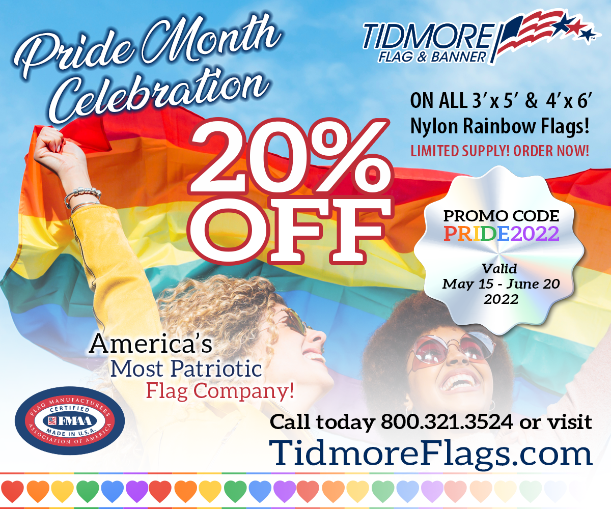 Tidmore Flags: 20% Off Rainbow Pride Flags at Tidmore Flag & Banner ...