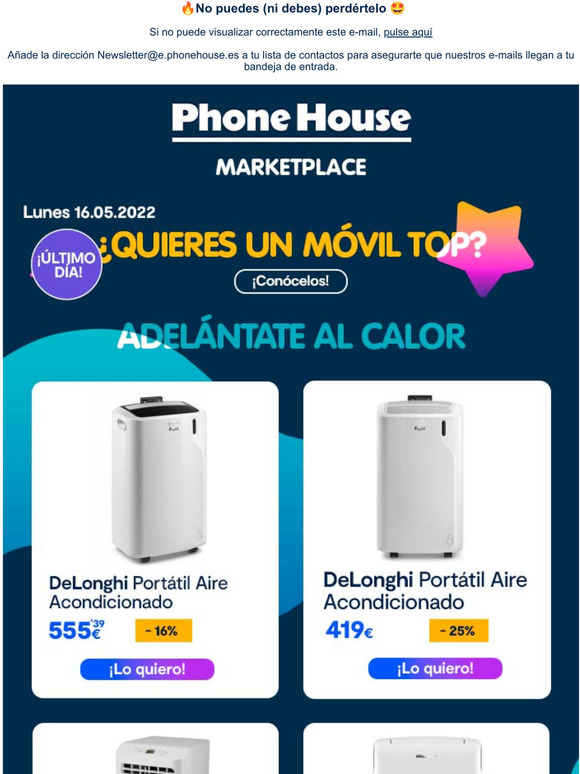Phone House NL: Que el calor no te pille desprevenido! | Milled