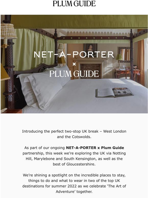 Plum Guide: NET-A-PORTER x Plum Guide | Milled