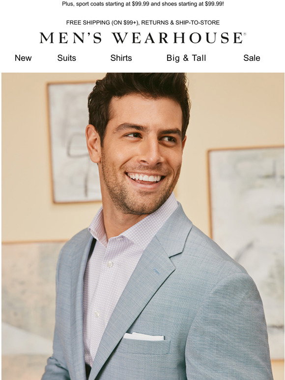 Men's Wearhouse: Linen suits perfect for your next warm weather wedding ...