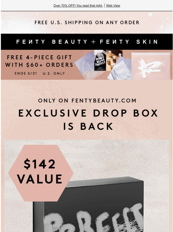 Fenty Beauty: Treatin you first to our Exclusive Drop Box! | Milled