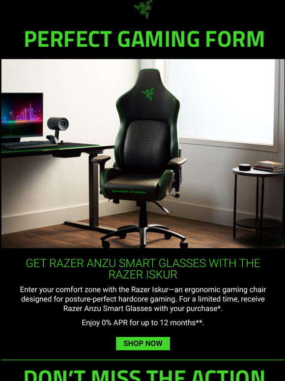 Razer: Get Razer Anzu Smart Glasses With the Razer Iskur | Milled