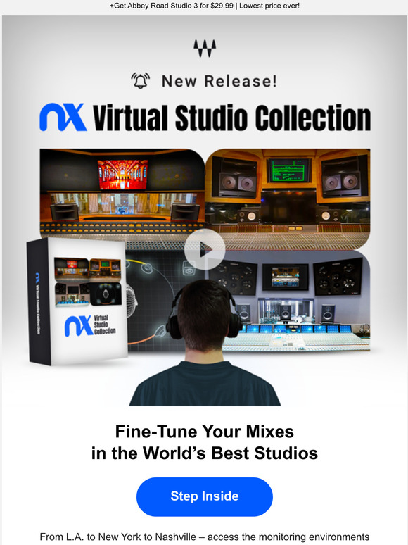 Waves Audio: Nx Virtual Studio Collection Limited-time intro price | Milled