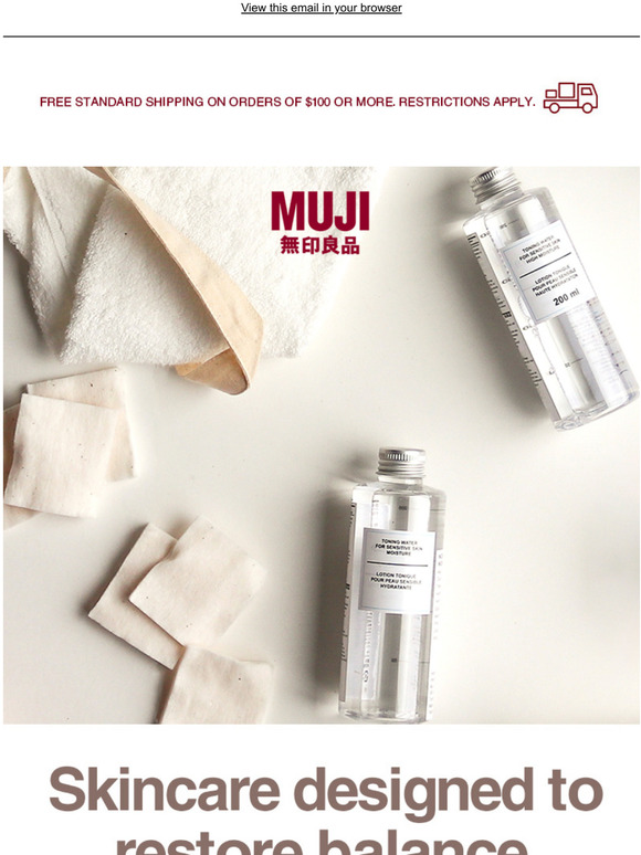 MUJI: Self-care is skincare! | Milled
